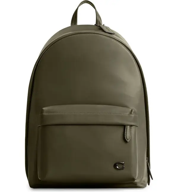 COACH Leather Backpack