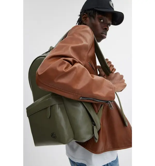COACH Leather Backpack