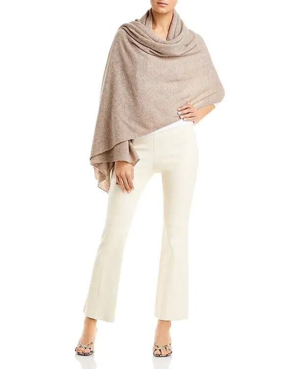 Bloomingdale'S 100% Cashmere Travel Wrap Exclusive - Sesame
