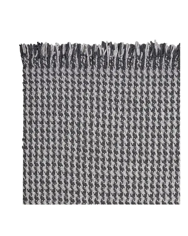 Kas Maui Houndstooth Area Rug, 5' X 8 - Grey