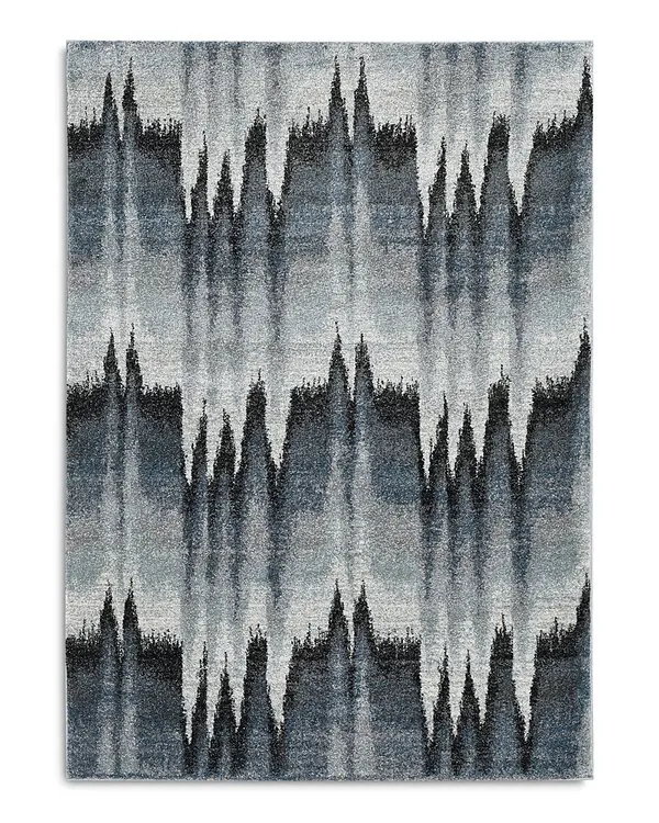 Kas Landscapes Pulse Area Rug, 5'3x 7'7 - Blue