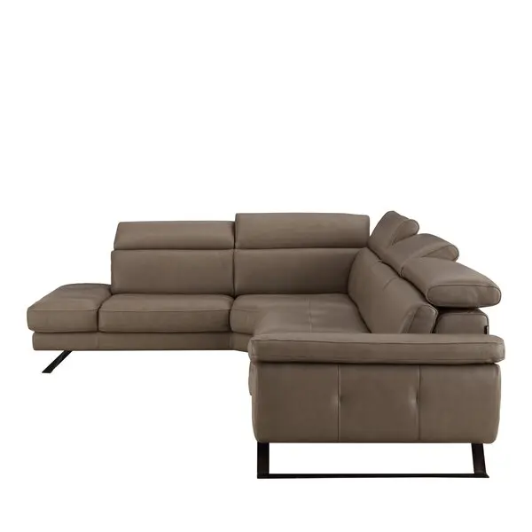 CHATEAU D'AX Tremezzo Two Piece Leather Sectional