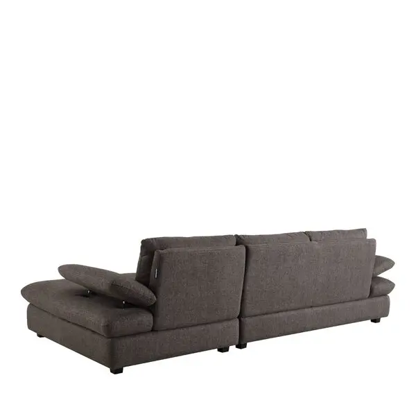 CHATEAU D'AX Mason Two Piece Sectional Sofa & Chaise - X Dark Grey