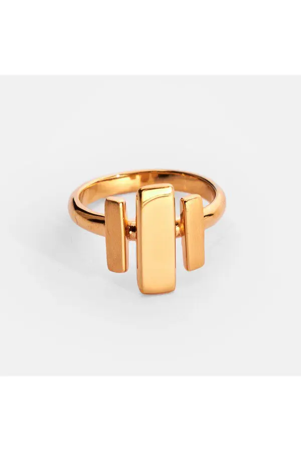 SOKO Cala Bar Ring - Gold
