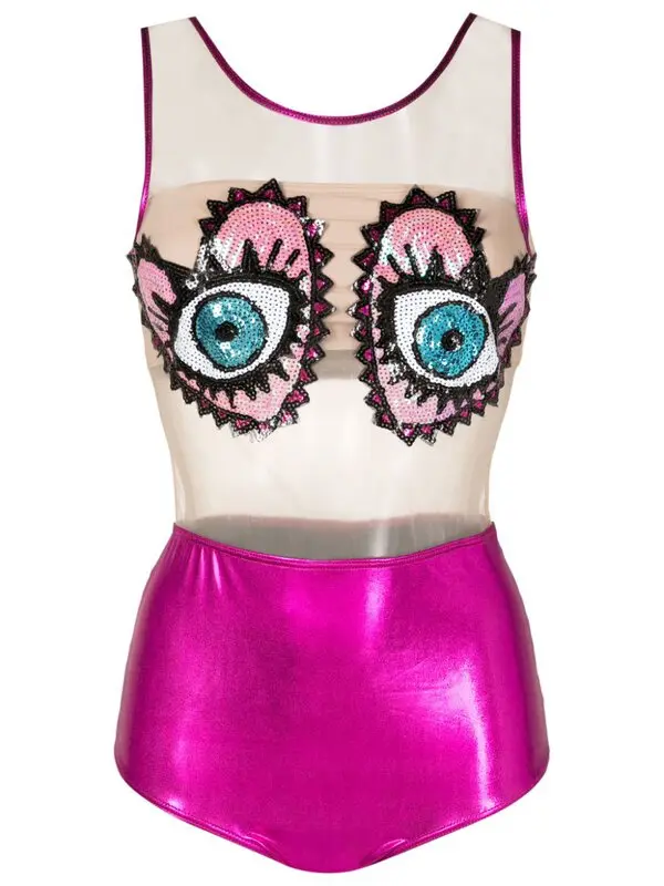 BRIGITTE Sequin-embellished One-piece - Pink