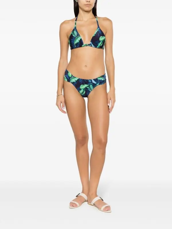 LYGIA & NANNY Vicky Leaf-print Bikini