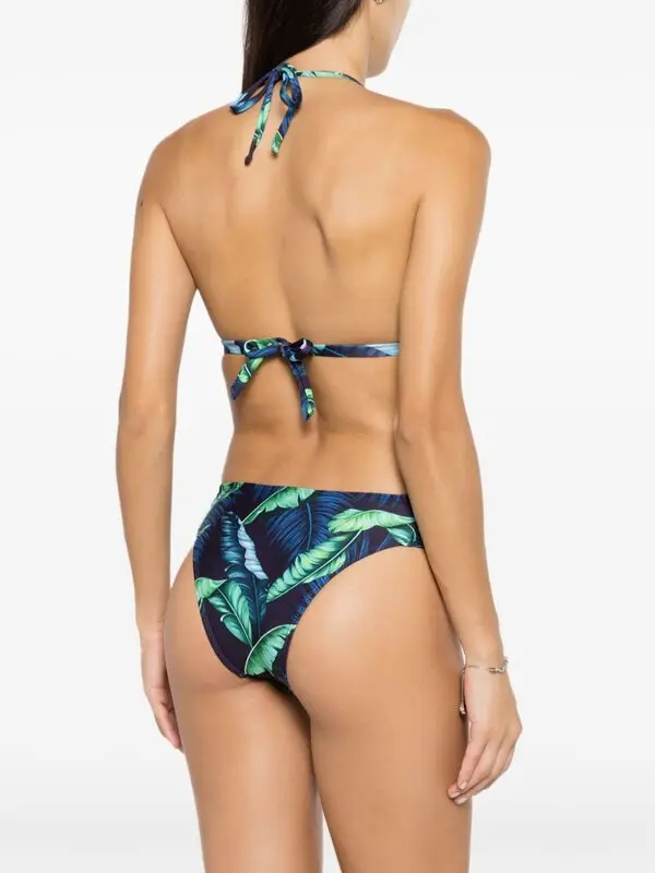 LYGIA & NANNY Vicky Leaf-print Bikini