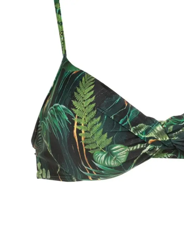 LYGIA & NANNY Verônica Leaf-print Bikini