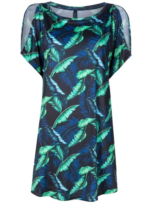LYGIA & NANNY Allat Leaf-print Tunic