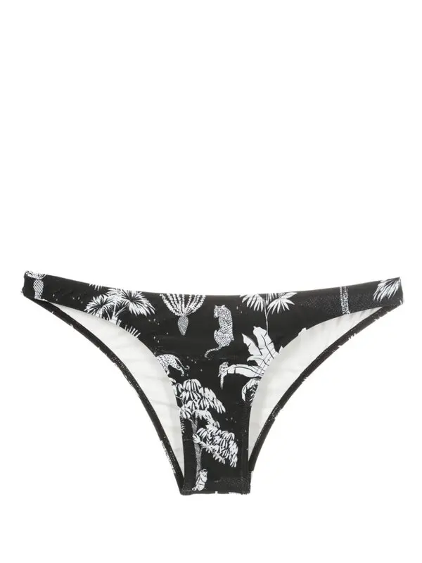LYGIA & NANNY Poipu Low-rise Bikini Bottom - Black
