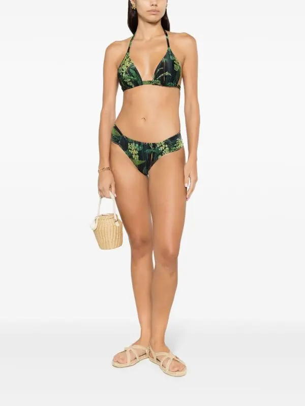 LYGIA & NANNY Vicky Leaf-print Bikini