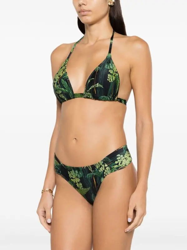 LYGIA & NANNY Vicky Leaf-print Bikini