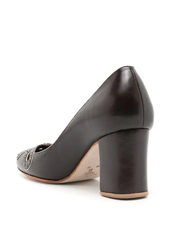 STUDIO CHOFAKIAN Audrey 55mm Leather Pumps