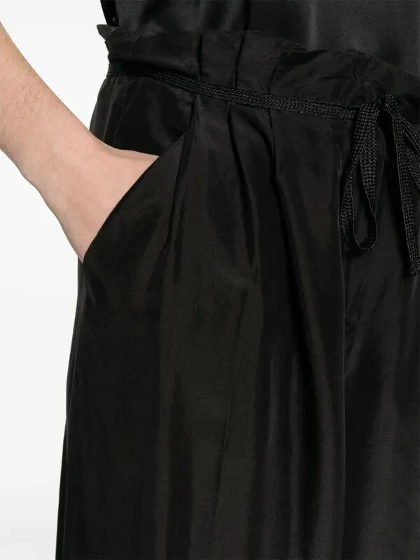 FORTE_FORTE Wide-leg Silk Trousers