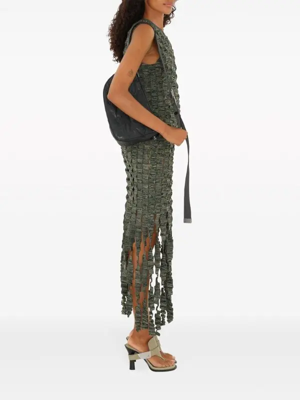 Burberry Crocheted Silk-blend Midi Dress