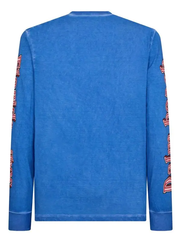 Dsquared2 Logo-print Stonewashed Cotton T-shirt