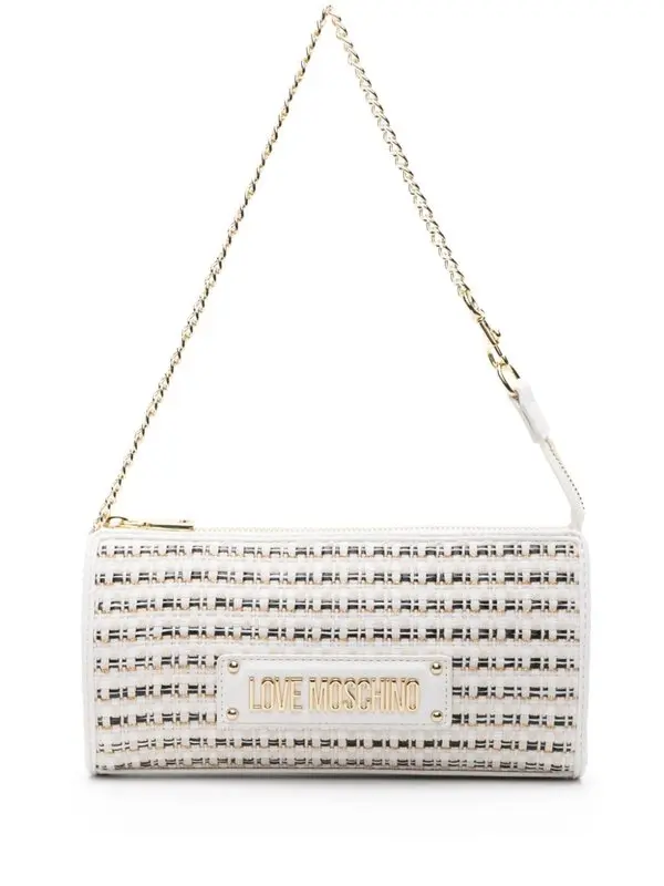 Moschino Raffia Shoulder Bag