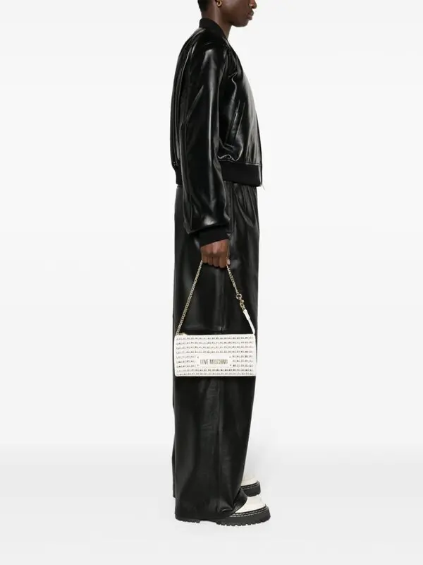 Moschino Raffia Shoulder Bag