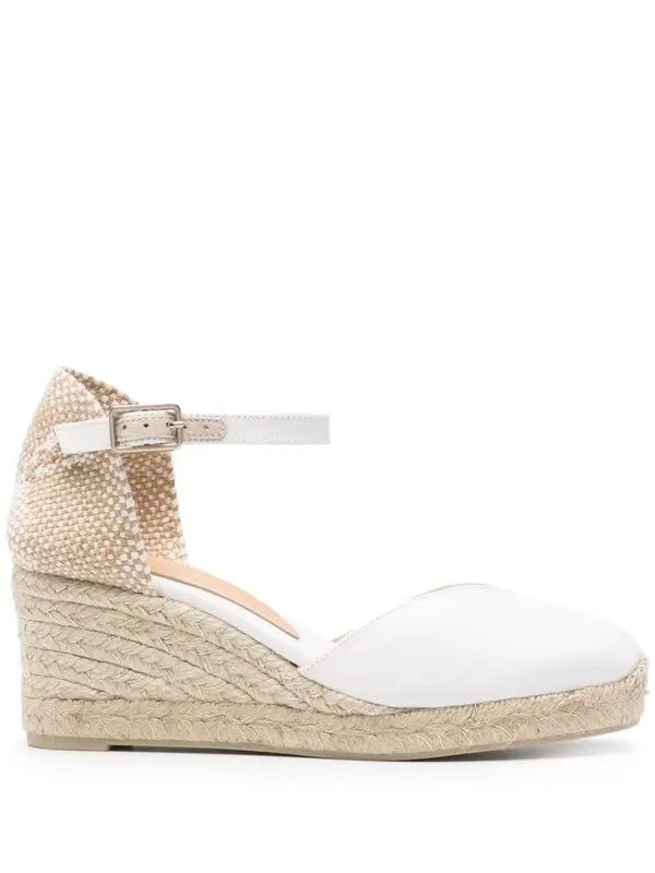 CastaÑer Chiarita Wedge Espadrilles - White
