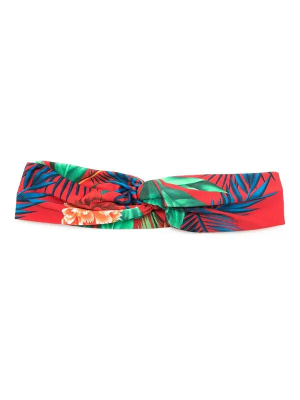 LYGIA & NANNY Bethania Graphic-print Headband - Red