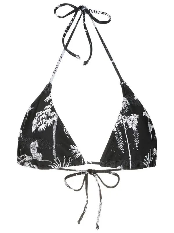 LYGIA & NANNY Hanna Triangle Bikini Top - Black