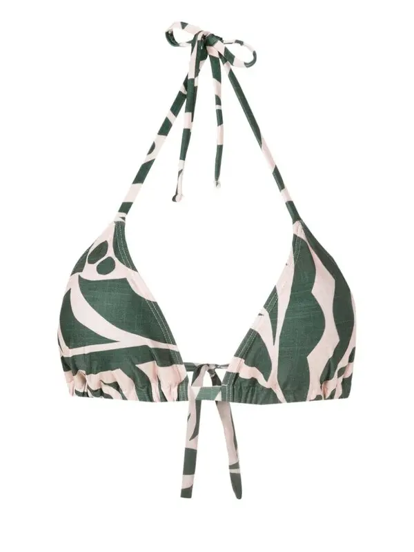 LYGIA & NANNY Iasmin Triangle Bikini Top - Green