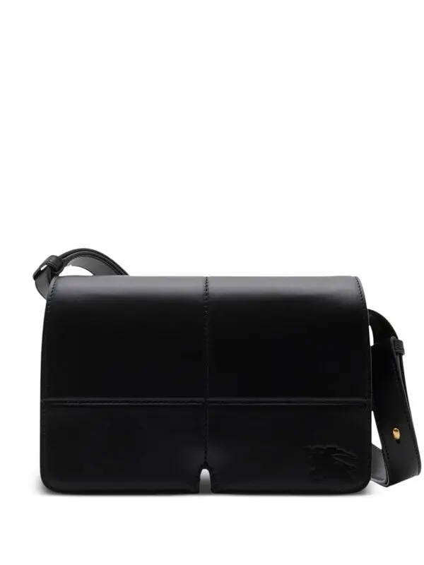 Burberry Snip Leather Crossbody Bag - Black