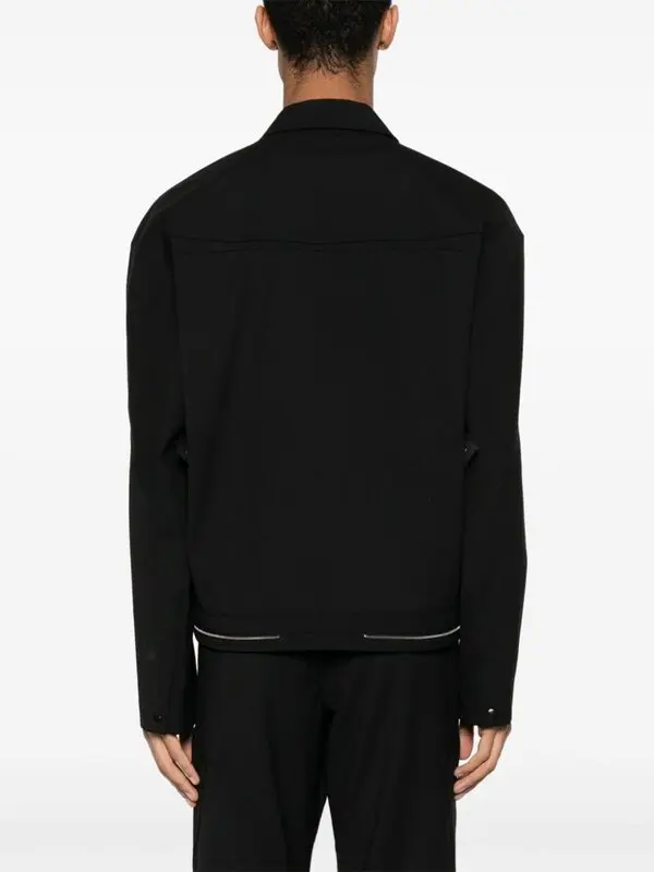 Kiko Kostadinov Tonino Utility Asymmetric Jacket In Black - 44