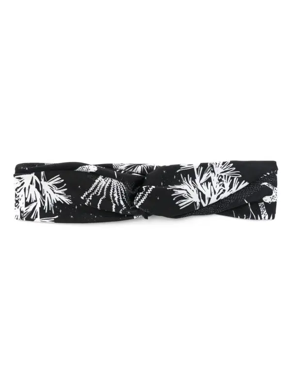 LYGIA & NANNY Bethania Graphic-print Headband - Black