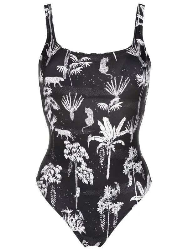 LYGIA & NANNY Hapuna Graphic-print One-piece - Black
