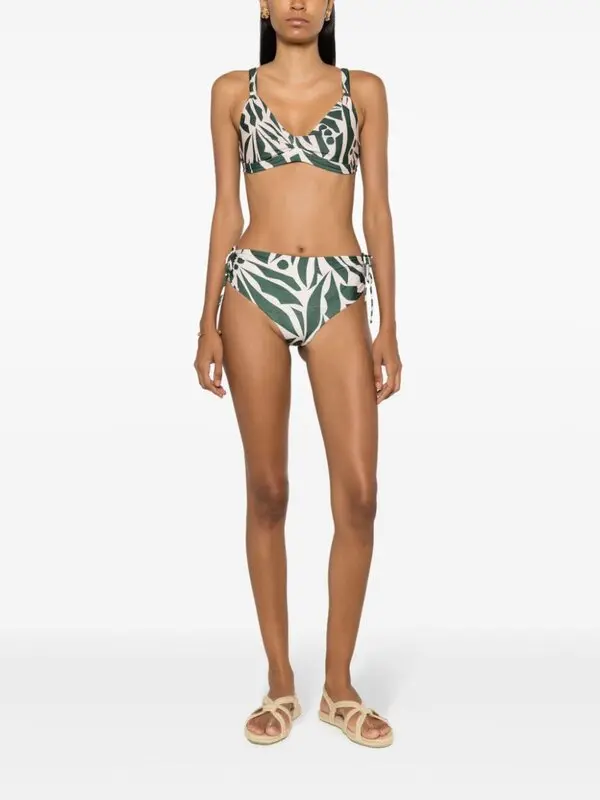 LYGIA & NANNY Marcela Abstract-print Bikini - Green