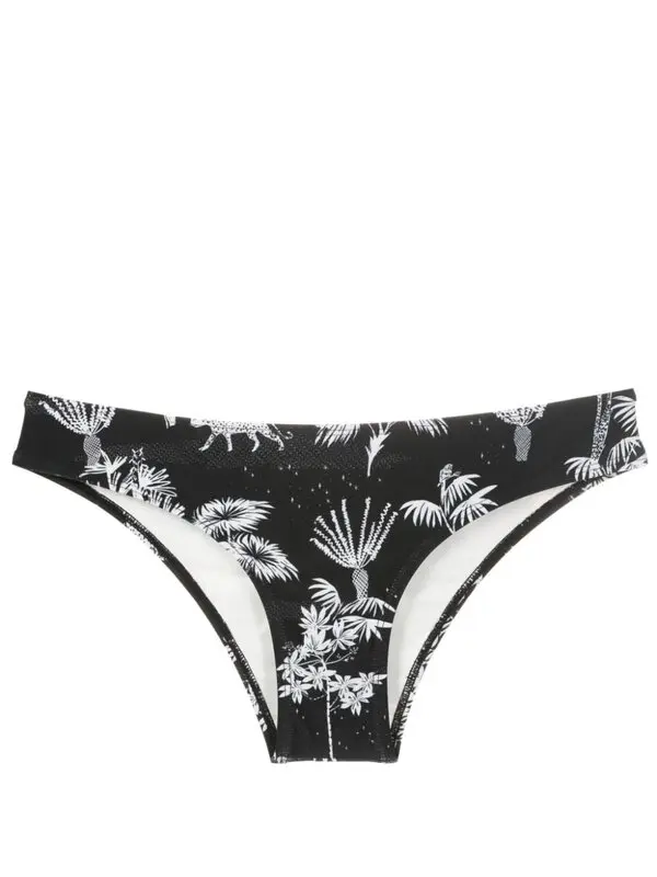 LYGIA & NANNY Waikiki Low-rise Bikini Bottom - Black