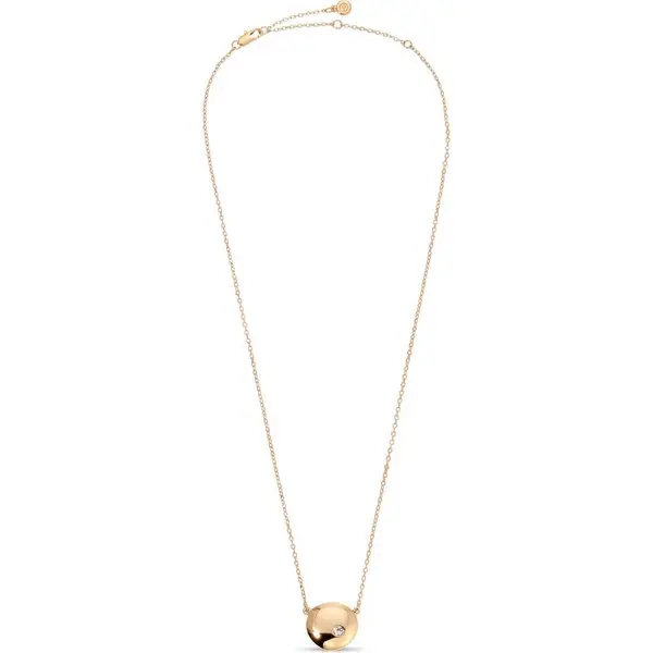 Ettika Skipping Stone Pendant Necklace - Gold