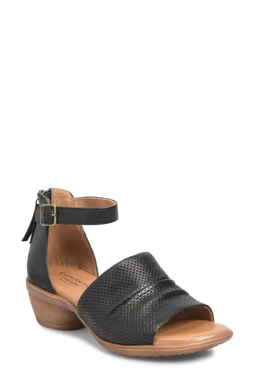 COMFORTIVA Newnan Ankle Strap Sandal - Black
