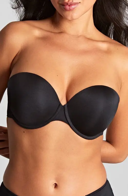 Panache Porcelain Elan Underwire Smooth & Seamless Strapless Bra - Black