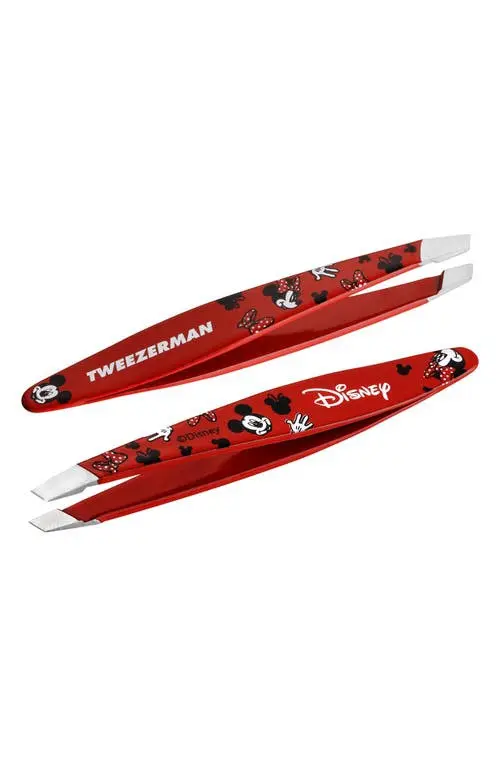 TWEEZERMAN Disney Mickey Mouse And Minnie Mouse Mini Slant Tweezer