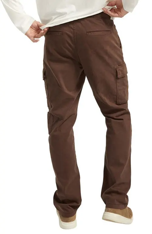 SILVER JEANS CO. Pull-on Twill Cargo Pants - Coffee