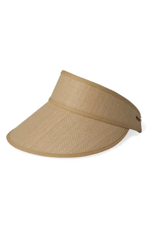 Brixton Newport Straw Visor - Natural/natural