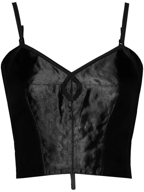 MAISON MARGIELA Metal Satin Vest Top