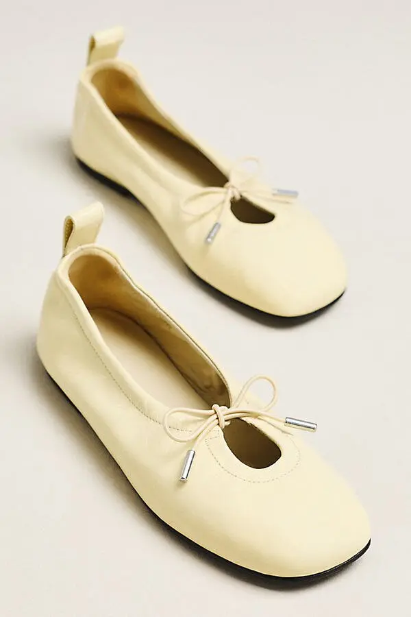 ALOHAS Rosald Ballet Flats - Patent Vanilla