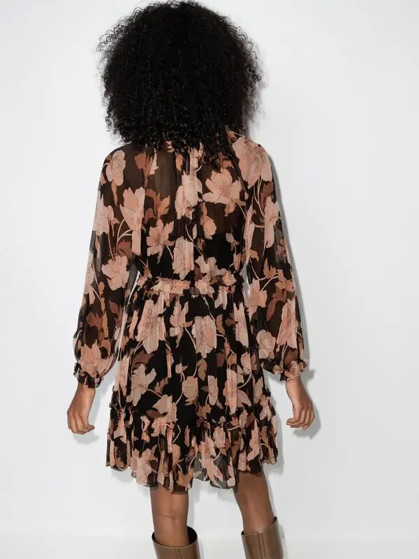Zimmermann Concert Floral Print Mini Dress