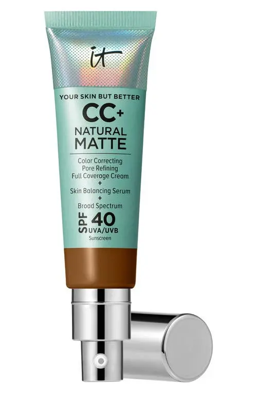 IT COSMETICS Cc+ Natural Matte Color Correcting Full Coverage Cream - Deep Honey