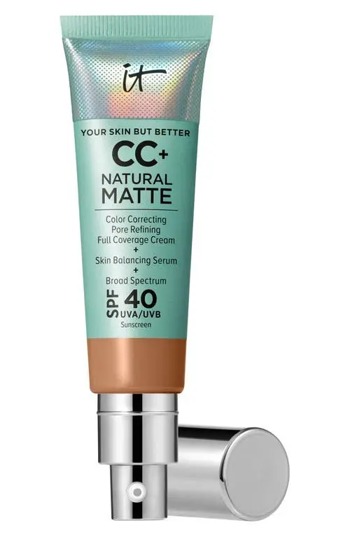 IT COSMETICS Cc+ Natural Matte Color Correcting Full Coverage Cream - Tan Rich