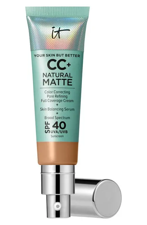 IT COSMETICS Cc+ Natural Matte Color Correcting Full Coverage Cream - Tan