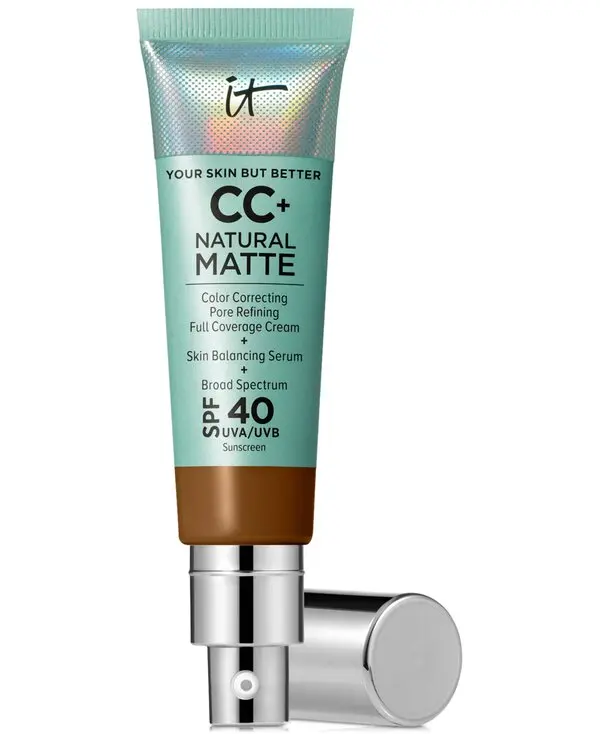 IT COSMETICS Cc+ Cream Matte Foundation Spf 40 - Deep Honey