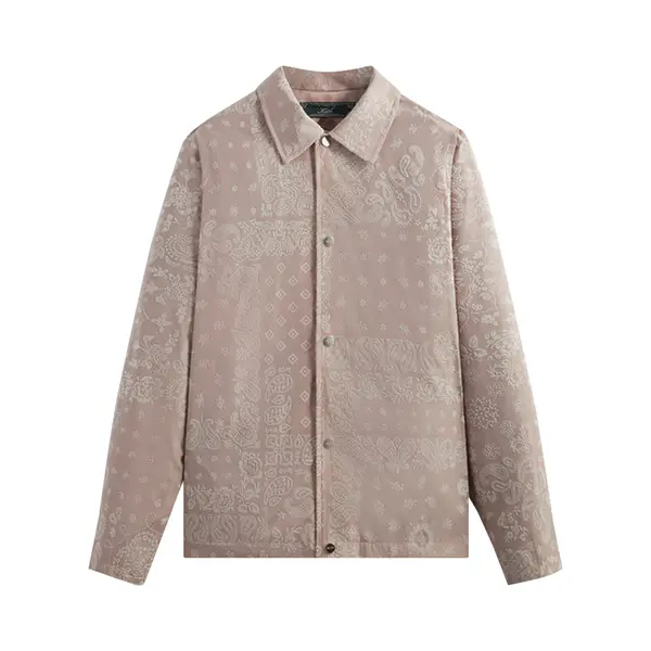 Kith Flocked Deconstructed Bandana Coaches Jacket