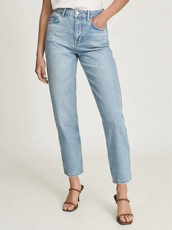 REISS Elle High-rise Straight-leg Jeans