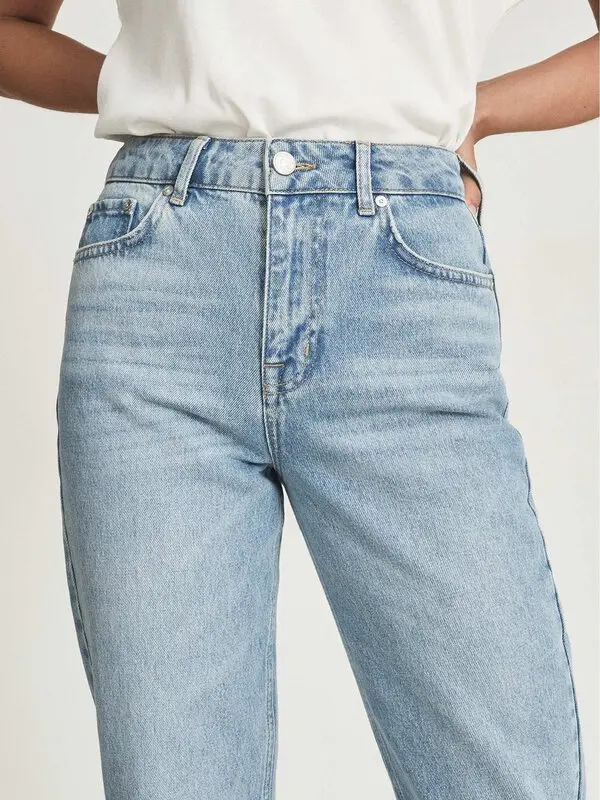 REISS Elle High-rise Straight-leg Jeans