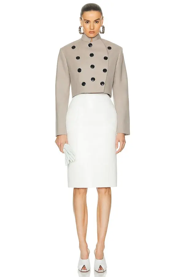 Alaïa Short Jacket - Sable