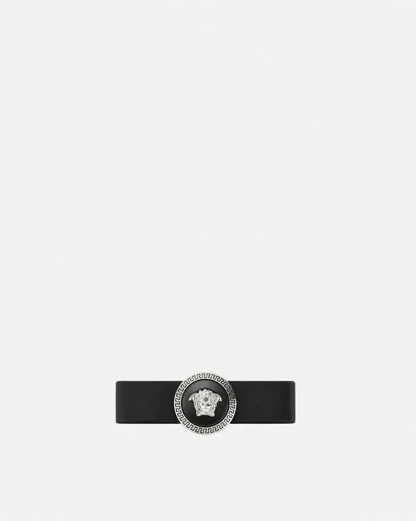 Versace Ribbon Hair Clip - Black